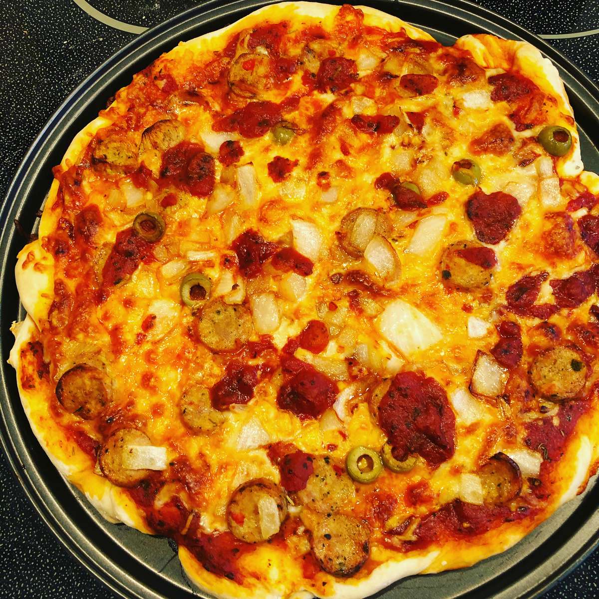 Quick and Easy Homemade Pizza | Marinated with Joy